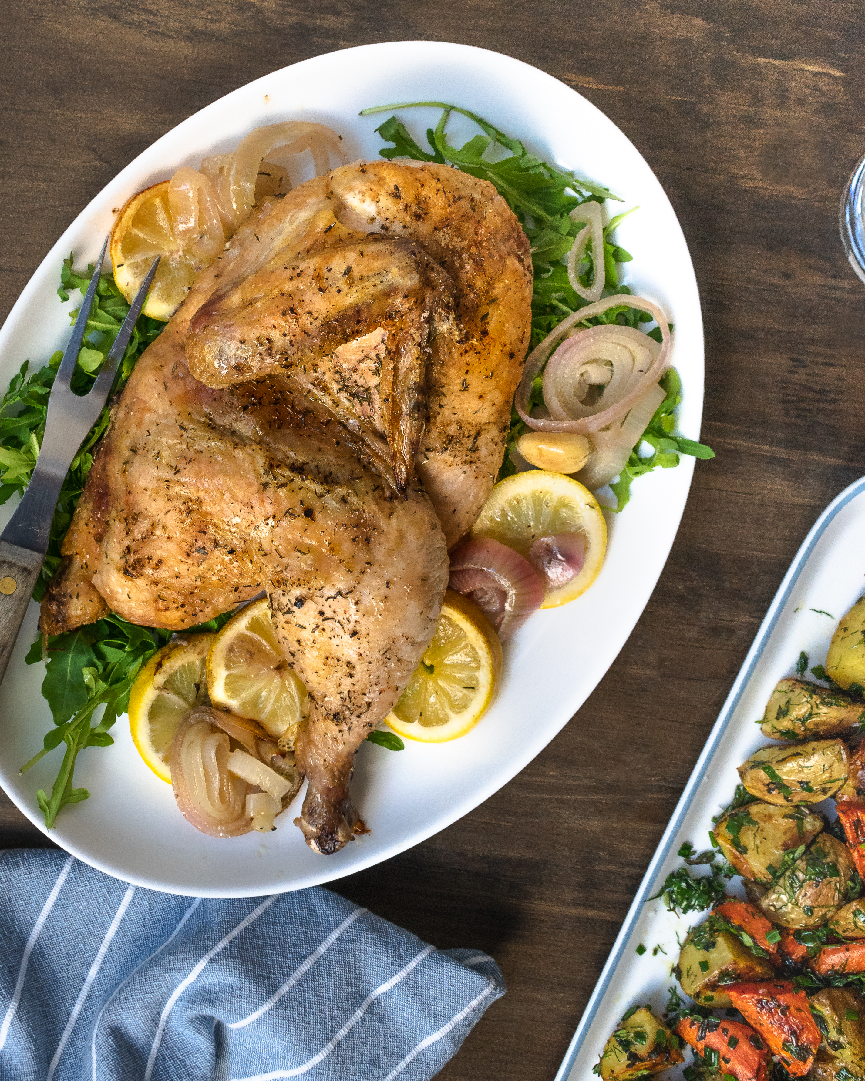 LEMON THYME HALF A CHICKEN – WORTHINGTON EATS