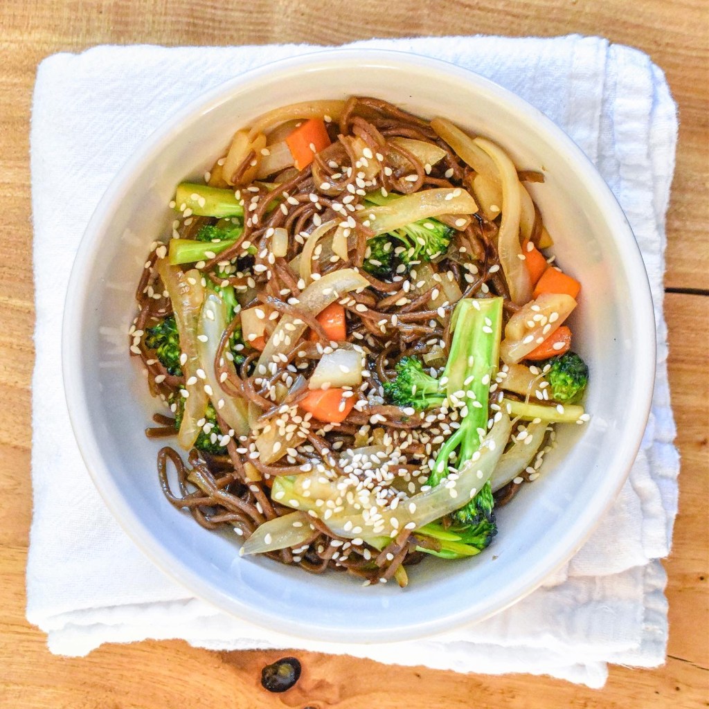TOASTED SESAME NOODLES WITH VEGGIES – WORTHINGTON EATS