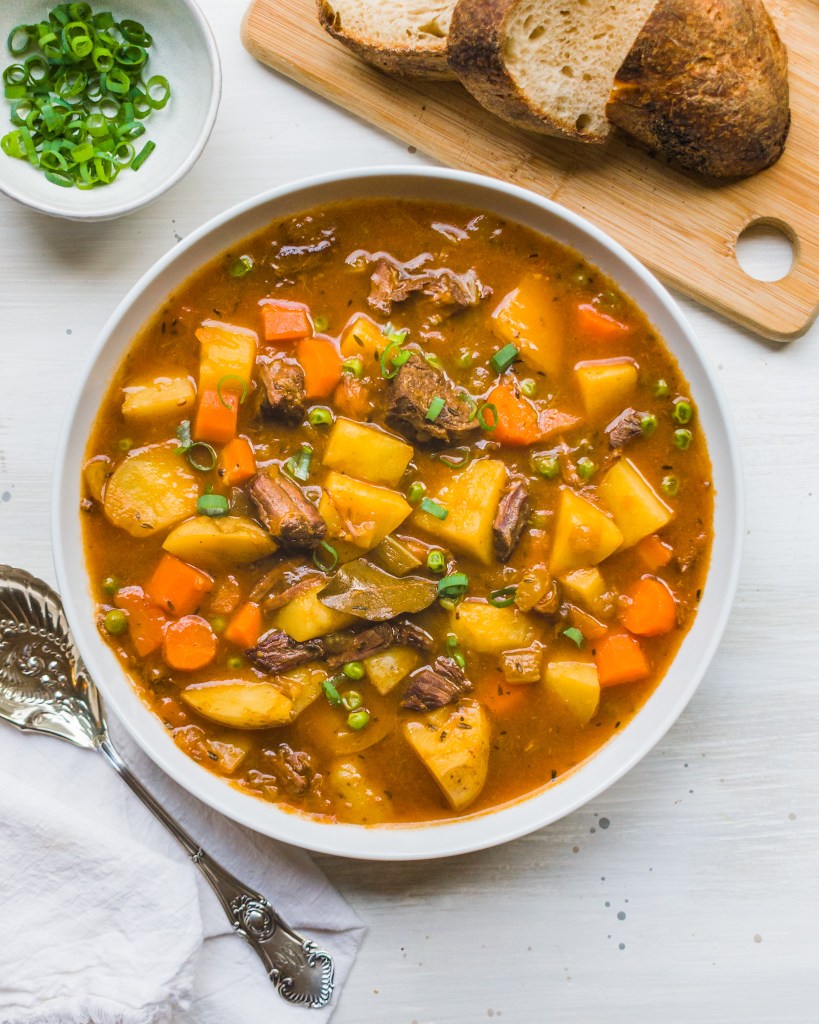 BEEF + BEER STEW – WORTHINGTON EATS