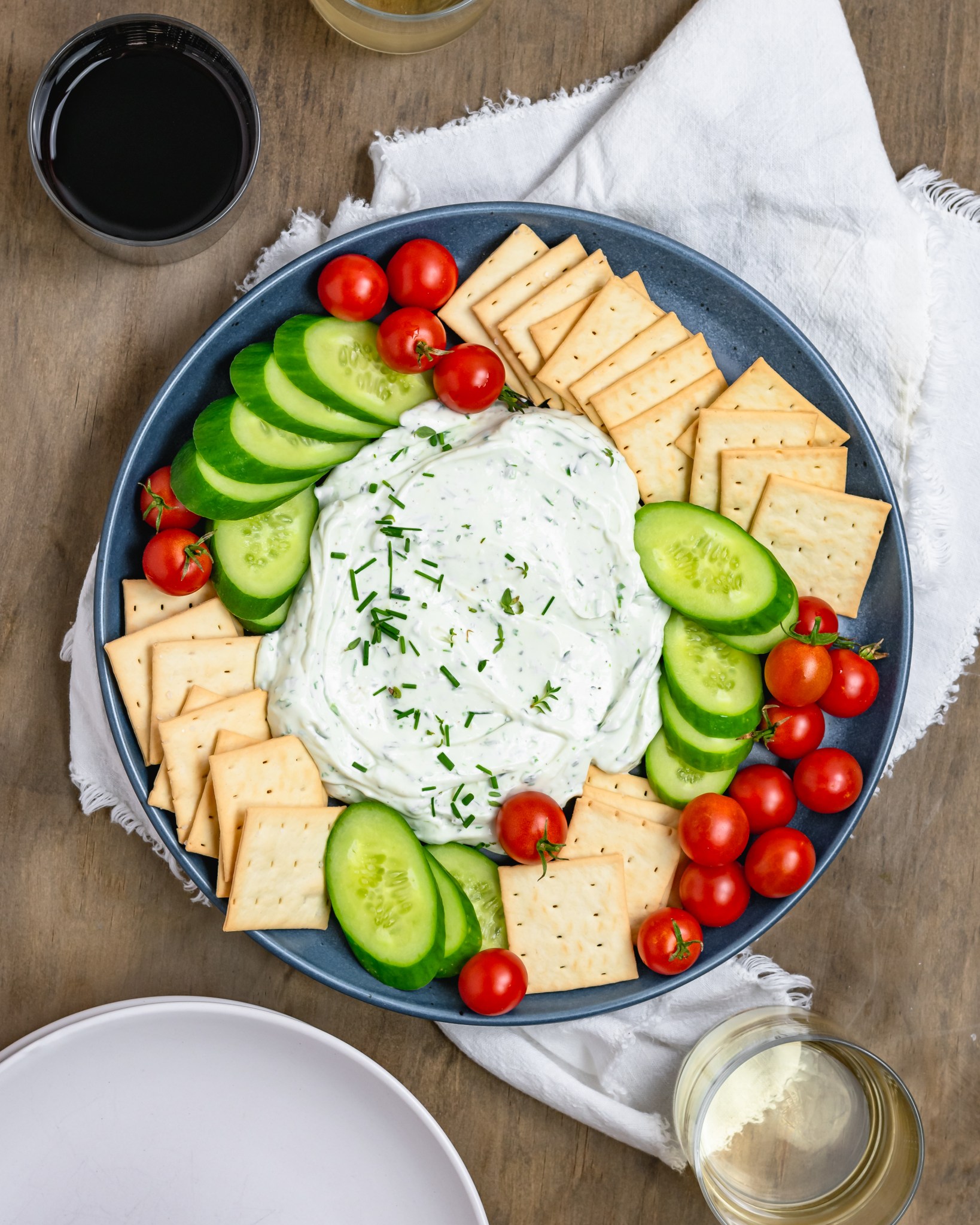GARLIC HERB WHIPPED RICOTTA DIP – WORTHINGTON EATS
