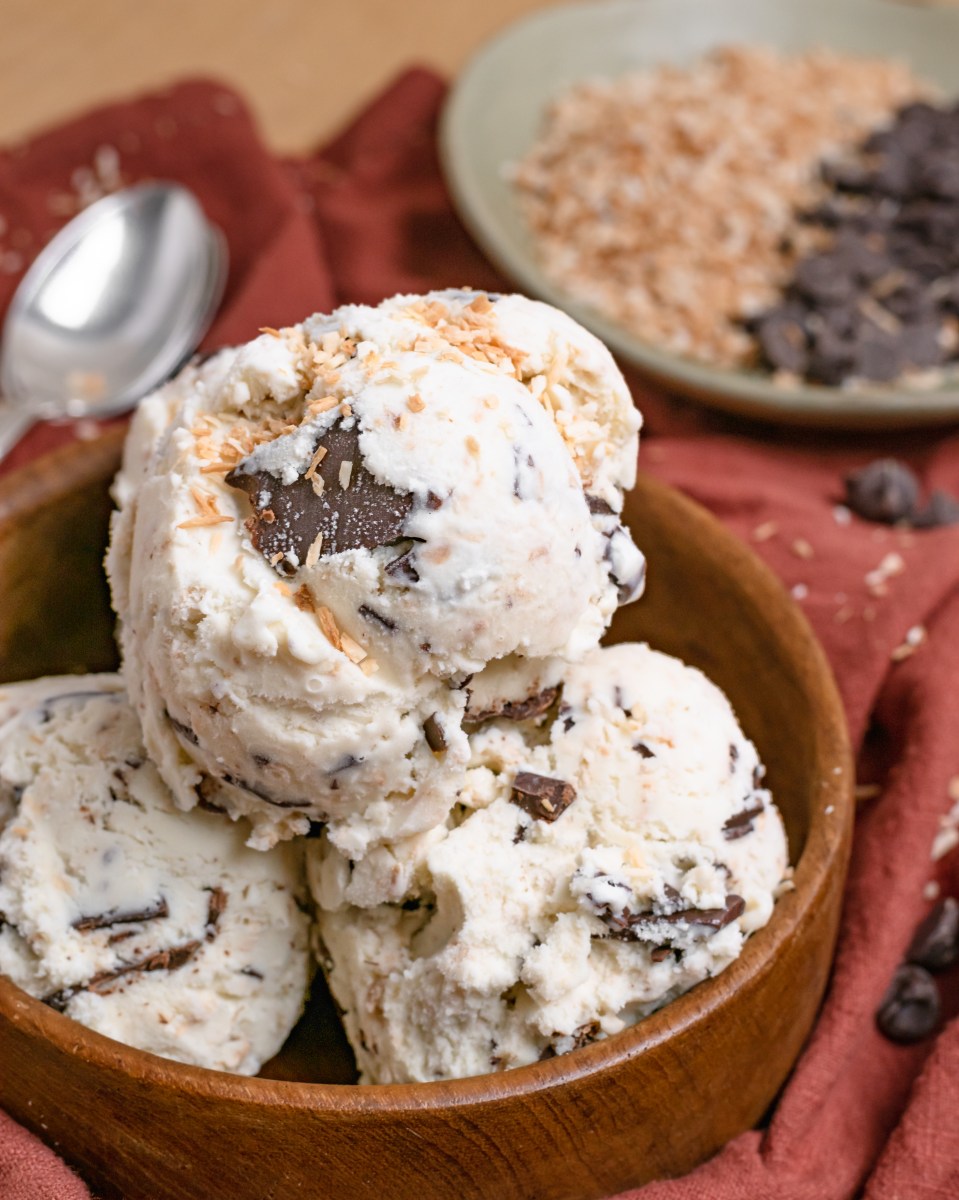 TOASTED COCONUT CHIP ICE CREAM – WORTHINGTON EATS