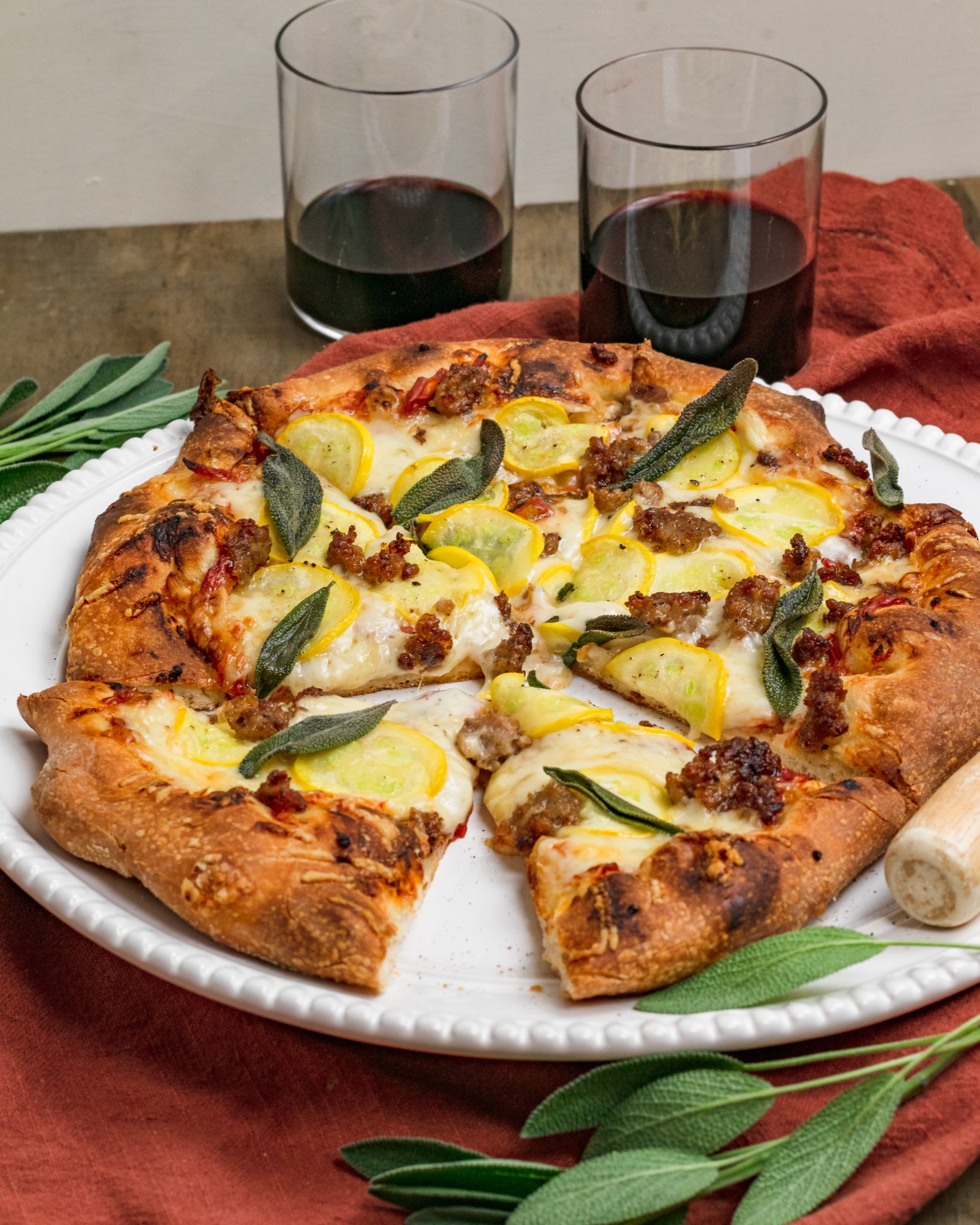 SAUSAGE + SAGE PIZZA – WORTHINGTON EATS