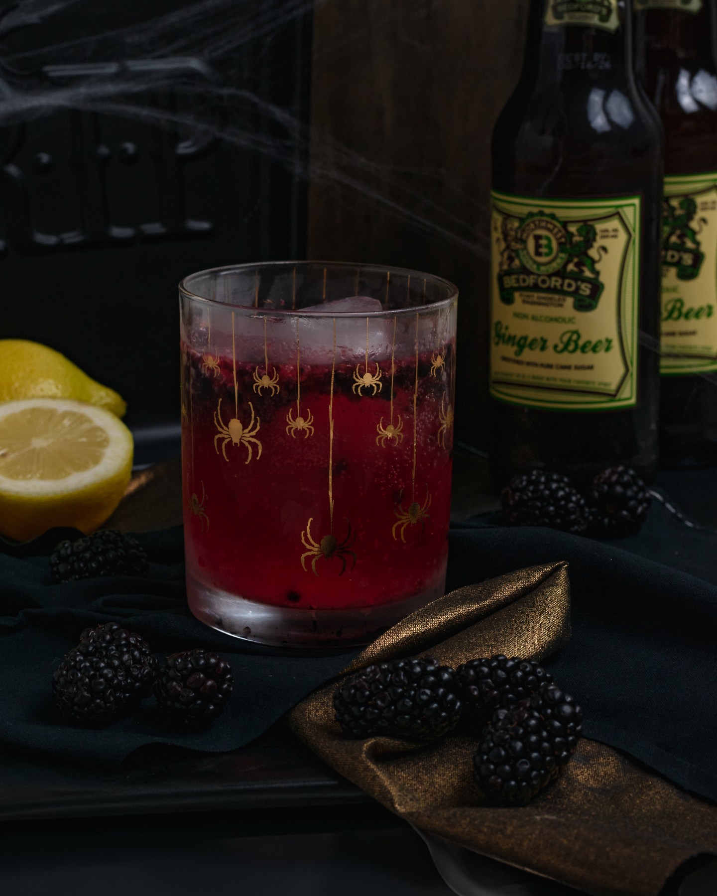 SPIDER BITE (BLACKBERRY GINGER COCKTAIL/MOCKTAIL) – WORTHINGTON EATS